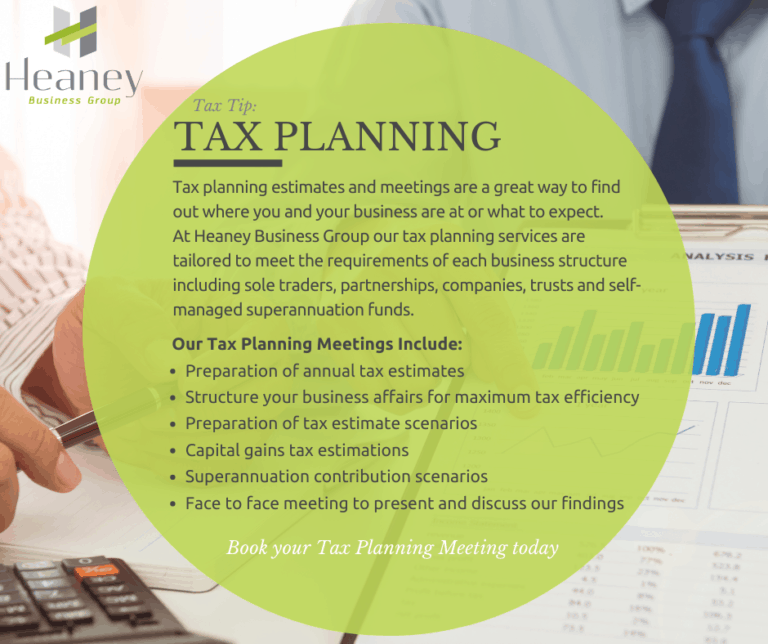 Tax Tip: Tax Planning | Heaney Business Group